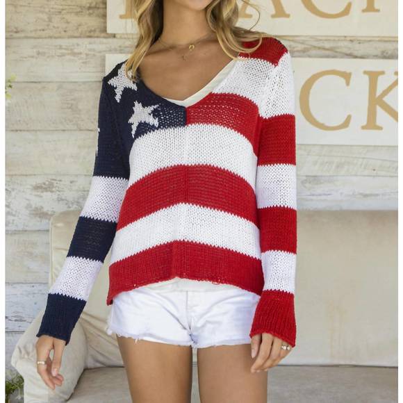 Wooden Ships | Sweaters | New Wooden Ships Chunky V Cotton Sweater In ...